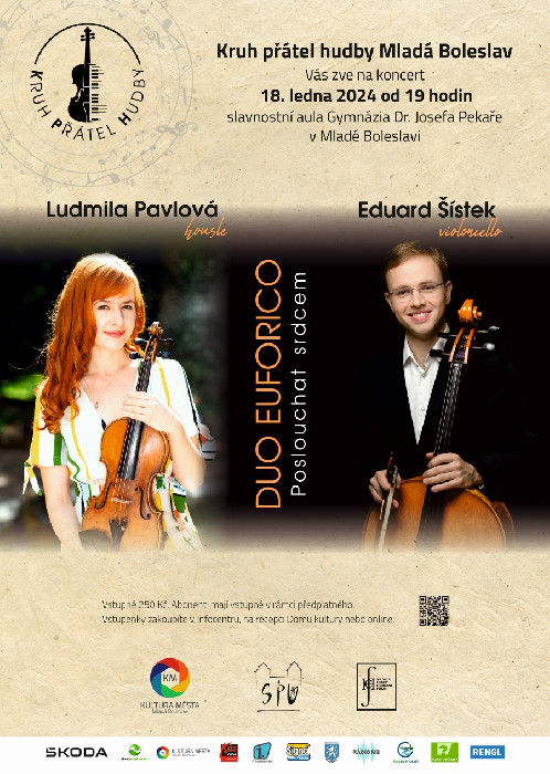 Duo Euforico: Poslouchat srdcem - zahajovací koncert sezony již 18 ...